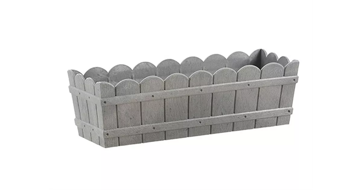 Emsa Country Blumenkasten 50 x 17 x 15 - Anthrazit - Mauk Gartenwelt