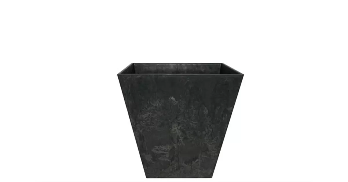 Artstone Pflanzkübel Ella D20 H20 - Schwarz - Mauk Gartenwelt